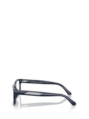 Emporio Armani Rectangle Frame Glasses - Gray