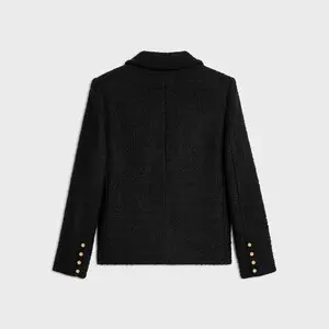 Celine Chasseur Jacket In Cashmere Bouclette Natte