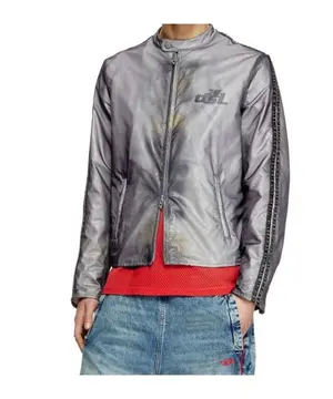 DIESEL® J-pop Bomber Jacket With Glossy Finish