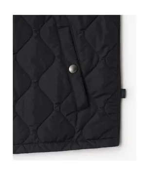 Burberry Quilted Nylon Gilet With Checked Lining