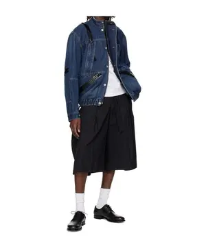 Sacai Non-stretch Denim Jacket - Blue