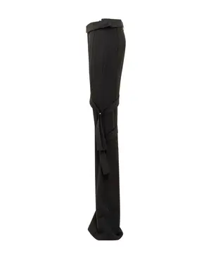 AMBUSH Strap-detail Mid-rise Flared Trousers