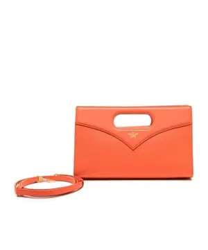 Mcm Adjustable Shoulder Strap Shoulder Bag - Red