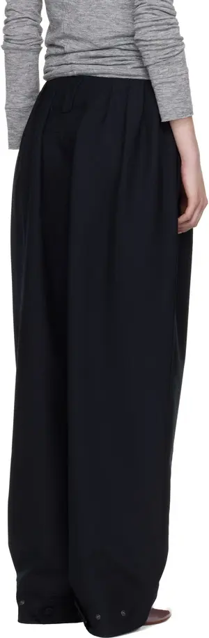 OPEN YY Gathered Wide-leg Trousers