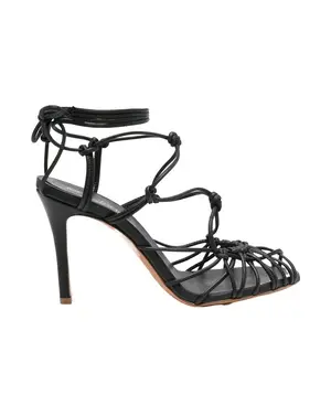 FORTE_FORTE 95mm Stiletto Heel Lace-up Sandals With Knot Detailing