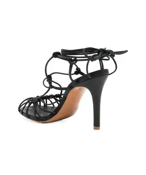 FORTE_FORTE 95mm Stiletto Heel Lace-up Sandals With Knot Detailing