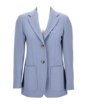 MAX MARA Max Mara Single-Breasted Blazer With Classic Lapel And Patch Pockets