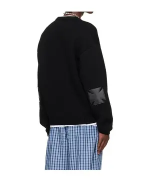 Vetements Wool Long-sleeved Knit Cardigan