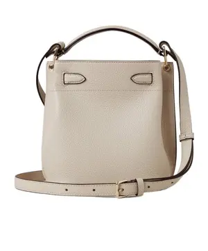 Mulberry Islington Turn Lock Bucket Bag - Chalk