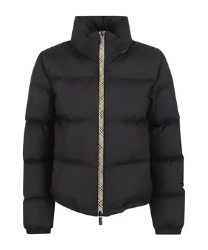 Burberry High-neck Puffer Jacket - Black