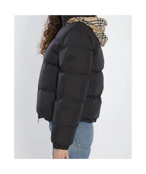 Burberry High-neck Puffer Jacket - Black