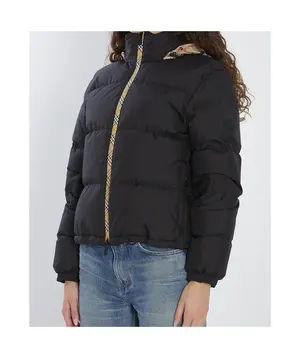 Burberry High-neck Puffer Jacket - Black