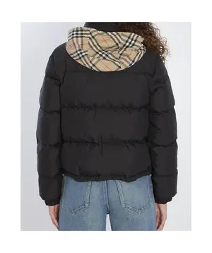 Burberry High-neck Puffer Jacket - Black