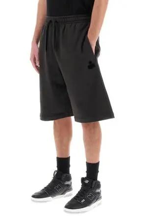 Isabel Marant Étoile Mahelo Logo Printed Drawstring Shorts