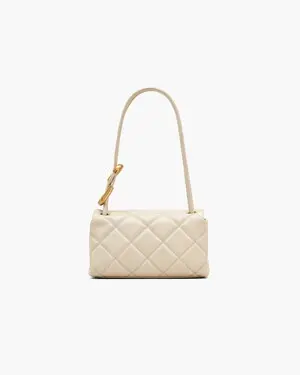 Marc Jacobs Quilted Mini Dual Shoulder Bag - Clouds White