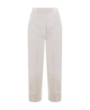 Thom Browne Rwb Stripe Wide-leg Trousers