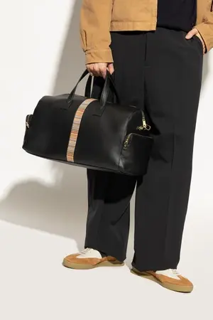 Paul Smith Zipped Holdall With Stripe Detailing