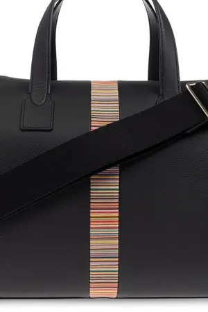 Paul Smith Zipped Holdall With Stripe Detailing