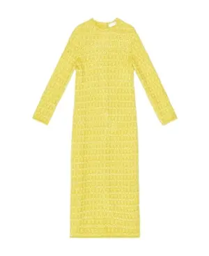 Balenciaga Tweed Midi Dress