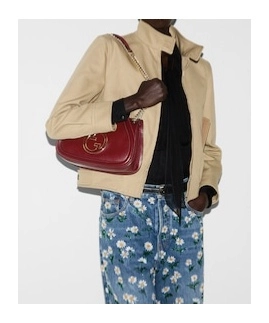 Gucci Blondie Small Shoulder Bag - Encore Red