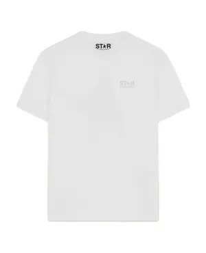 GOLDEN GOOSE Star Embellished Crewneck T-shirt - White