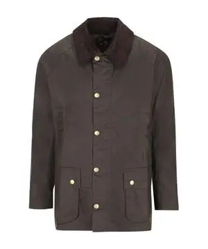 Barbour Ashby Waxed Jacket - Black