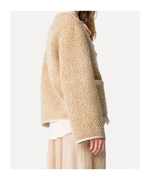 FORTE_FORTE Textured Boucléwool Tweed Jacket