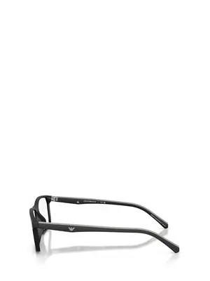 Emporio Armani Rectangular Frame Eyeglasses - Black