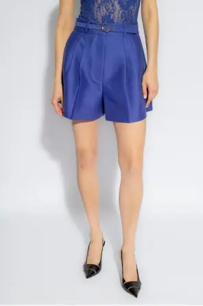 Zimmermann Belted High-waisted Shorts