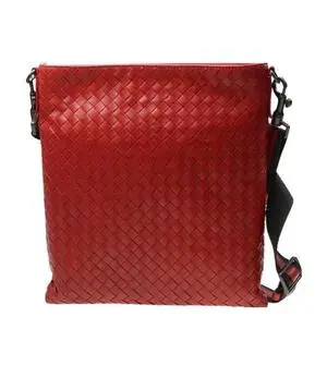 Bottega Veneta Logo Woven Shoulder Bag