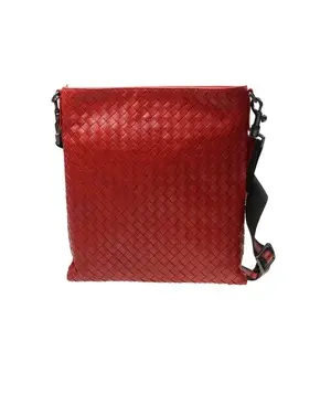 Bottega Veneta Logo Woven Shoulder Bag