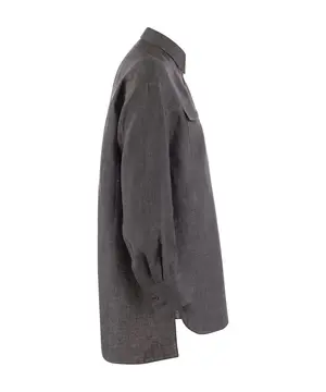 Brunello Cucinelli Lightweight Button-up Shirt With Chest Pockets