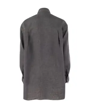 Brunello Cucinelli Lightweight Button-up Shirt With Chest Pockets
