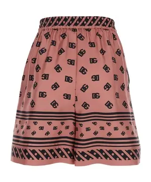 Dolce & Gabbana Dg Logo Print Shorts