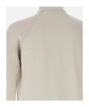 Eleventy Ribbed Knit Jacket