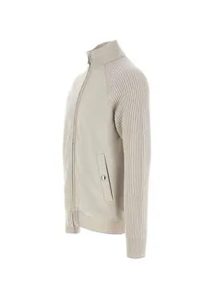 Eleventy Ribbed Knit Jacket