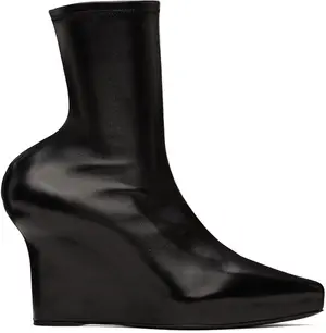 Givenchy Nappa Leather Wedge Ankle Boots