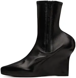 Givenchy Nappa Leather Wedge Ankle Boots