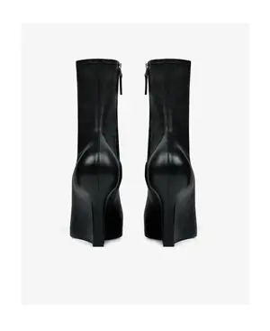Givenchy Nappa Leather Wedge Ankle Boots