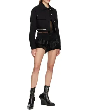 Givenchy Nappa Leather Wedge Ankle Boots