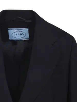 Prada Single-breasted Chevron Jacket