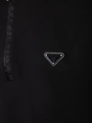Prada Piqué Short-sleeved Polo Shirt