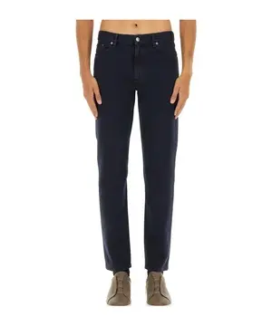Zegna Belt Loop Jeans - Black