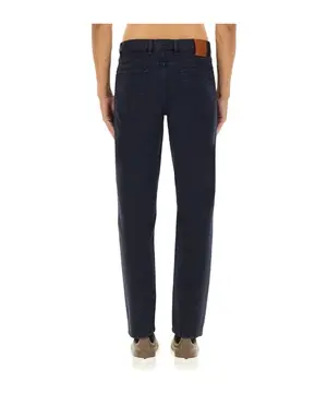 Zegna Belt Loop Jeans - Black