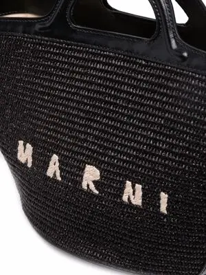 Marni Tropicalia Small Tote Bag - Black