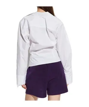 Attico Asymmetrical Button-up Shirt - No