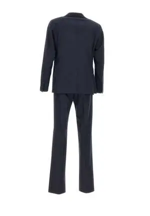 Tagliatore Slim Fit Two Piece Suit - Blue