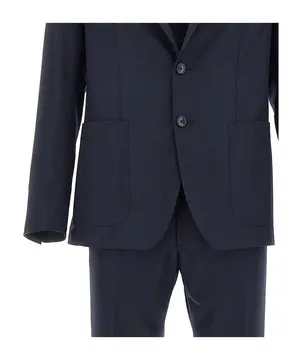 Tagliatore Slim Fit Two Piece Suit - Blue