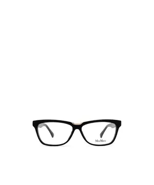 Max Mara Rectangular Frame Eyeglasses - Black