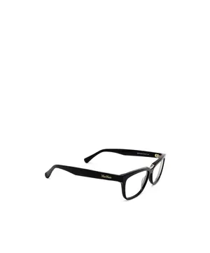 Max Mara Rectangular Frame Eyeglasses - Black